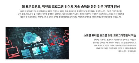 스마트웹and콘텐츠개발 자바기반 풀스택 웹개발자 프론트엔드and