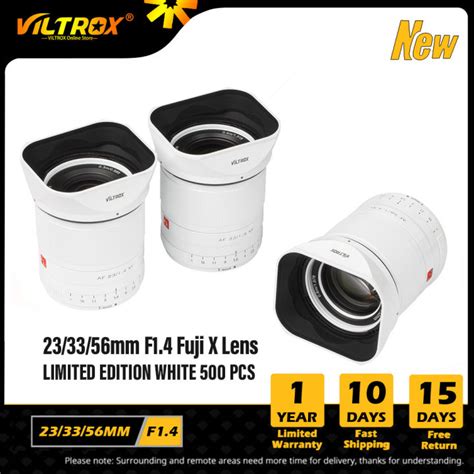 Viltrox Limited Edition 23mm 33mm 56mm F1 4 Fuji X Lens Auto Focus