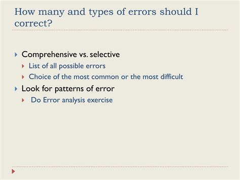Ppt Error Correction For Dummies Powerpoint Presentation Free Download Id 2756691