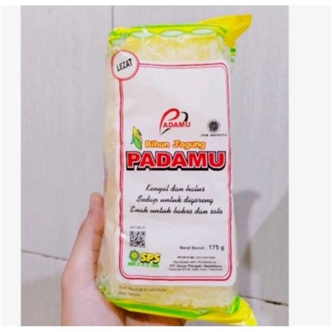 Jual Bihun Jagung Padamu Kuning Kemasan 175gr Shopee Indonesia