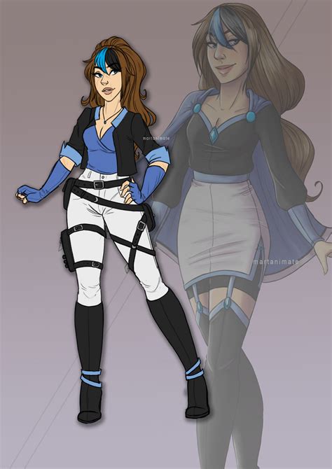 Rwby Oc Art Cyanocitta Timeskip Design By Speakforyourselves On Deviantart