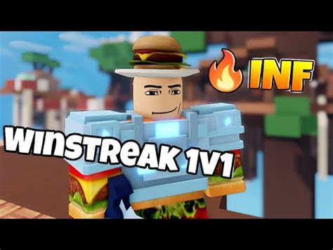 I DOMINATED 1v1 Winstreak In Roblox Bedwars YouTube