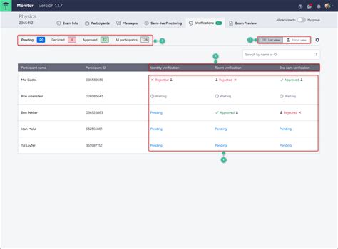 Verification Tab In The Monitor Tomax Instructor Support