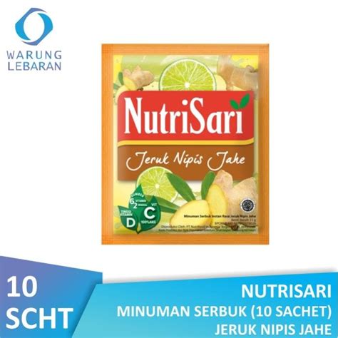 Nutrisari Jeruk Nipis Jahe 10 Sachet Lazada Indonesia