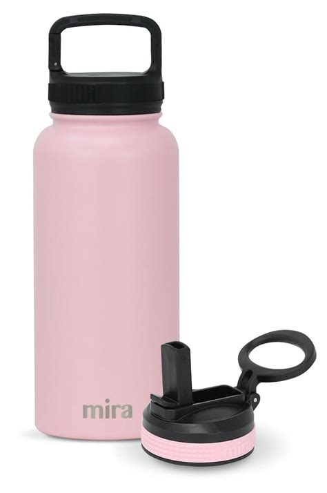 Mira 32 Oz Stainless Steel Water Bottle Vacuum Insulated Keeps Cold