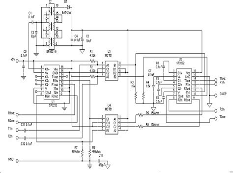 Rs232 Interface Circuit Diagram Circuit Diagram
