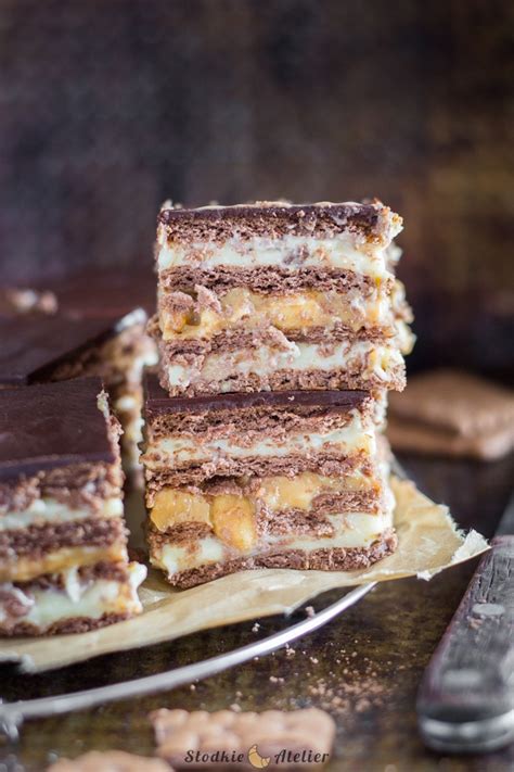 Słodkie Atelier Ciasto Snickers bez pieczenia
