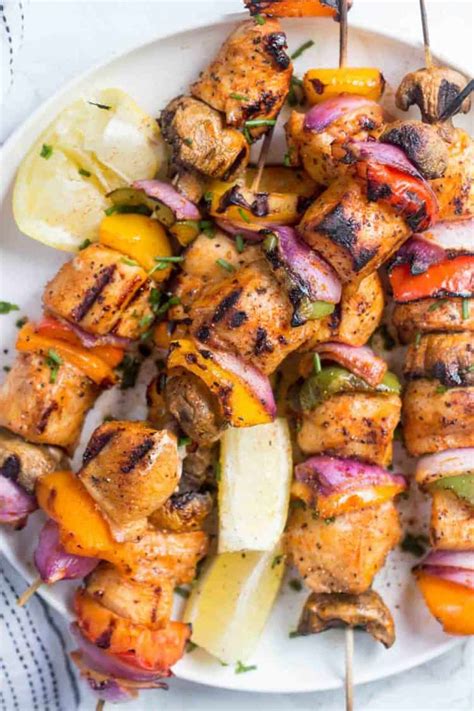Grilled Chicken Kabobs With Vegetables Valentinas Corner