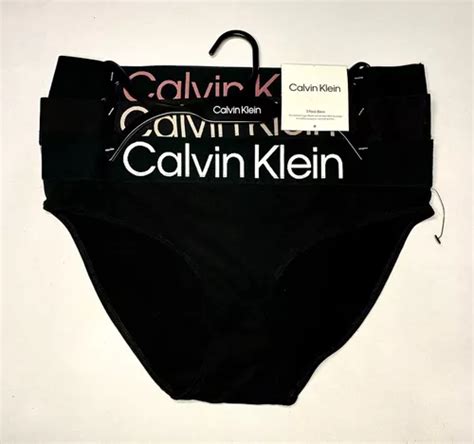 Calzones Calvin Klein De Mujer Talla M Set 3 Pzs Meses Sin Intereses