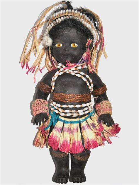 Dolls In Traditional Costumes Papua New Guinea 9181 From The