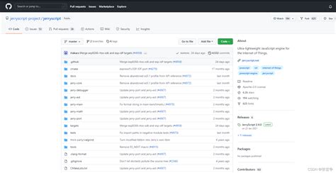 Jerryscript 嵌入式开发指南 入门介绍jerryscript开发文档 Csdn博客
