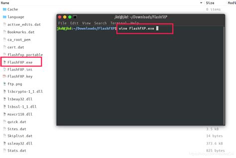 【linux】ubuntu使用flashfxp（ftp客户端） jee cai 博客园