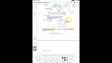 Patterns Model For Integer Subtraction Youtube