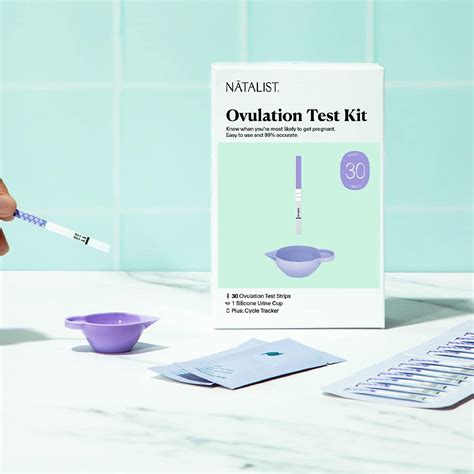 Natalist Ovulation Tests Home Fertility Predictor Kit For Women With Urine Cup Clear And Accurate