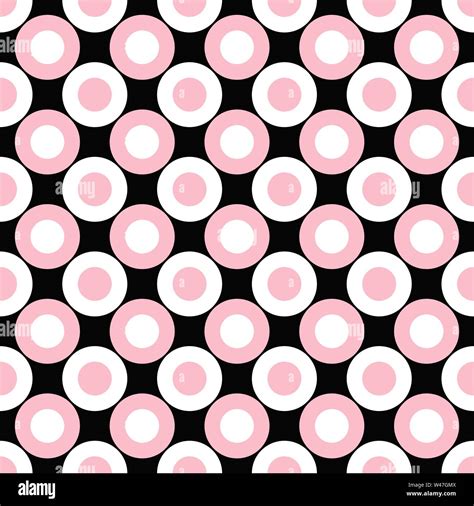 Abstract Repeating Pattern Vector Circle Design Background Stock
