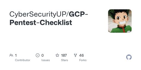 GitHub CyberSecurityUP GCP Pentest Checklist