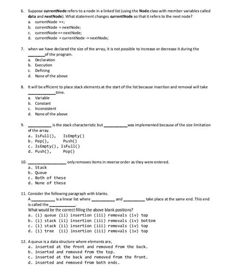 solved 6 suppose currentnode refers to a node in a linked