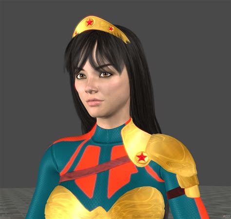 Yara Flor Wonder Girl 3d Model By Angel9021