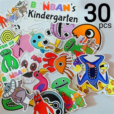 Jual Stiker Garten Of Banban 30pcs Sticker Game Garten Of Ban Ban