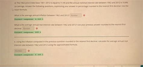 Solved Part C Using Price Indexes The Following Question