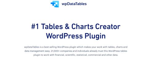 Top 5 Tablepress Alternatives 2024 Wordpress Tables