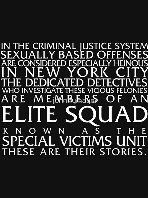 Law And Ordersvu Special Victims Unit Introduction Dick Wolf Classic