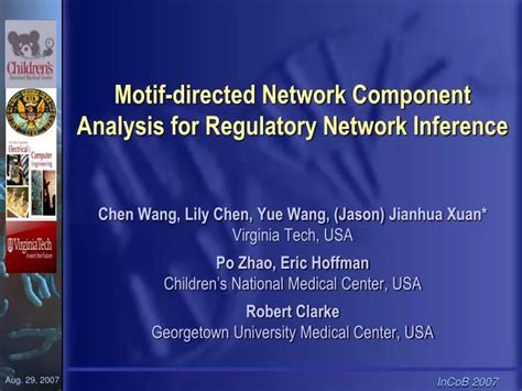 Ppt Motif Directed Network Component Analysis For Regulatory Network
