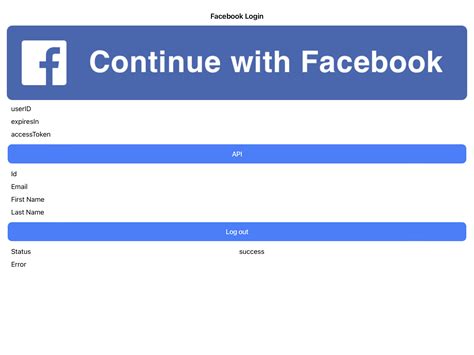 Ionic Facebook Login Plugin App