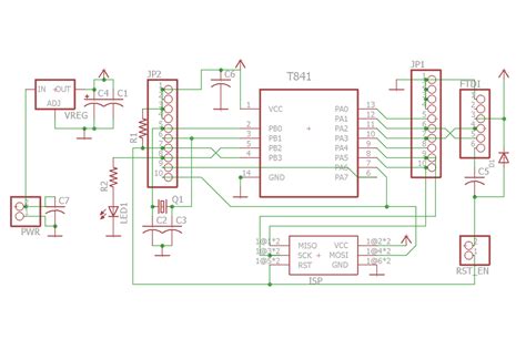 Attiny841 Dev Board Woptiboot Assembled From Azzys Electronics On