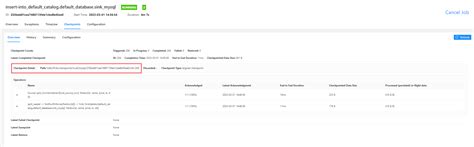 Flink Sql Checkpoint