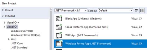 Which Net Framework For Windows Uwp Wpf Or Windows Forms Tim