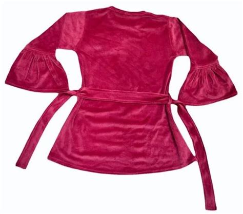 Girls Pink Velvet Frock At Rs 190 गर्ल्स फ्रॉक In New Delhi Id