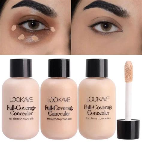Buy Full Cover Liquid Concealer Cream Makeup 12ml Invisible Eye Dark