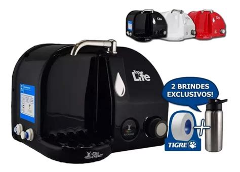 Purificador De Água Top Life Blue He Água Alcalina Ionizada Cor Preto