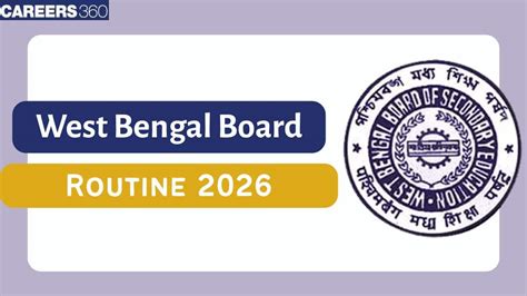 Wbchse Hs Routine 2026 Out West Bengal Class 12 Exam Dates And Schedule