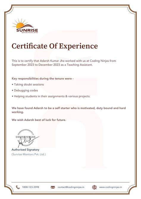 Received Coding Ninjas Certificate For Resolving Doubts Adarsh Kumar Jha Posted On The Topic