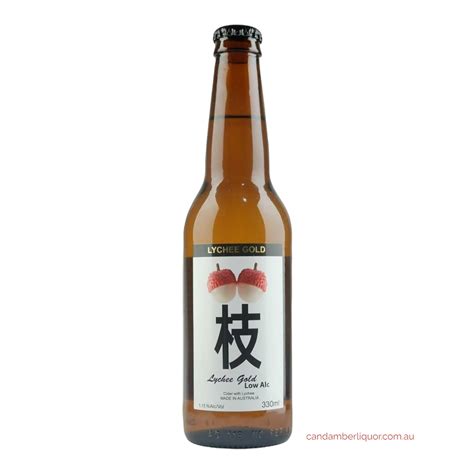 Lychee Gold Low Alcohol 115 Canberra Region Candamber Liquor