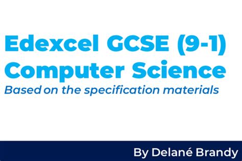 edexcel gcse computer science revision teaching resources