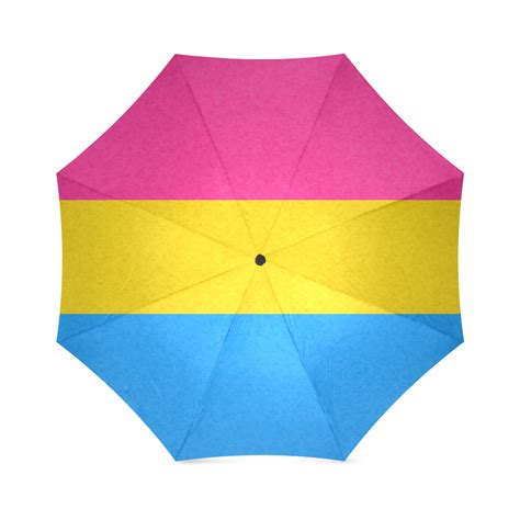 Pansexual Pride Flag Foldable Umbrella Model U01 Id D814577
