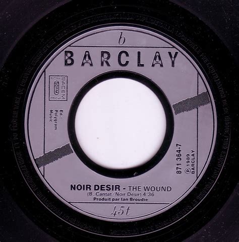 Noir Désir Aux Sombres Héros De LAmer 45lik Plak Deform Müzik