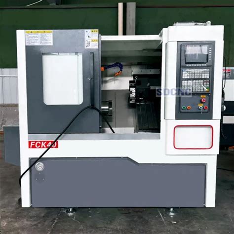 Tck Horizontal Inclined Bed CNC Lathe Metal Parts Cutting Machine Tool Tck And CNC Slant