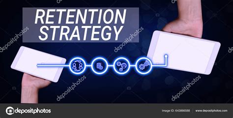 Sign Displaying Retention Strategy Business Idea Activities Reduce Employee Turnover Stock