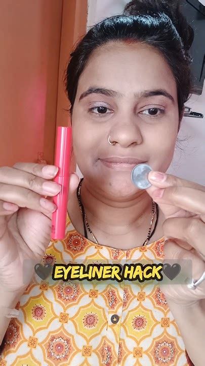 Try 😱viral Eyeliner Hack 🖤।viralhacks Hack Eyeliner Shorts Viral