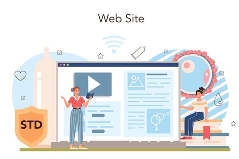 Premium Vector Sexual Education Web Banner Or Landing Page Sexual