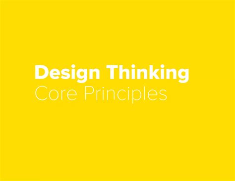 Design Thinking An Overview Pdf
