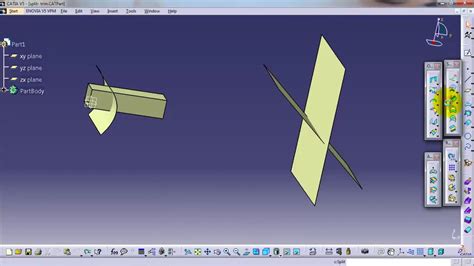 Surface In Catia Part 11 Split Trim Youtube
