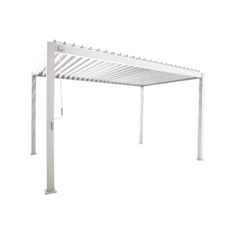 Mimosa 3 X 4m Coast Portsea Louvre Semi Permanent Gazebo Bunnings