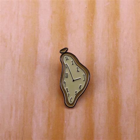 살바도르 달리기 스타일 녹은 시계 핀 초현실주의 예술 컬렉션 브로치 Aliexpress