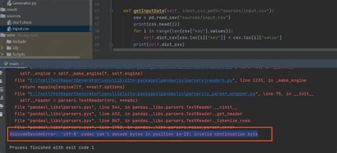 Python报错：unicodedecodeerror Utf 8 Codec Cant Decode Bytes In Position 14 15 Invalid