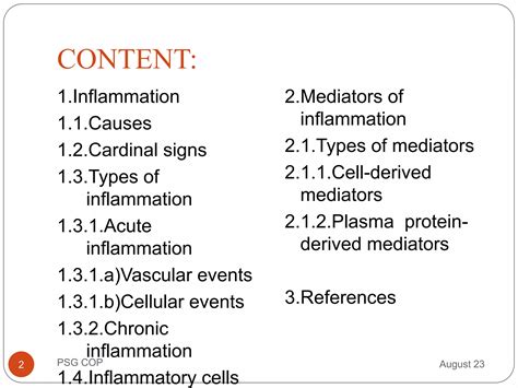 Cellular And Biochemical Mediators Of Inflammationpptx